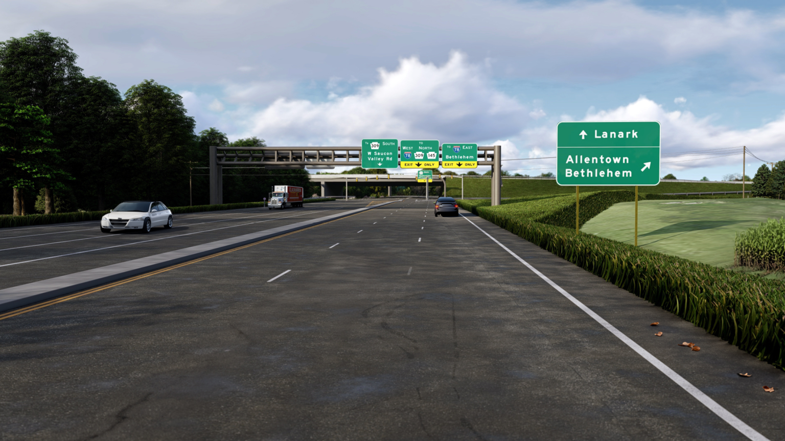 PennDOT SR 309 Center Valley Reconstruction Project | Pennoni